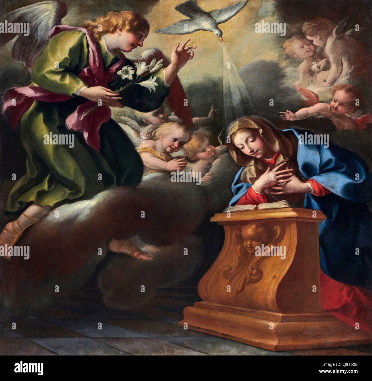 Annunciazione - olio su tela - Pietro Maggi - XVIII secolo - Milano ...