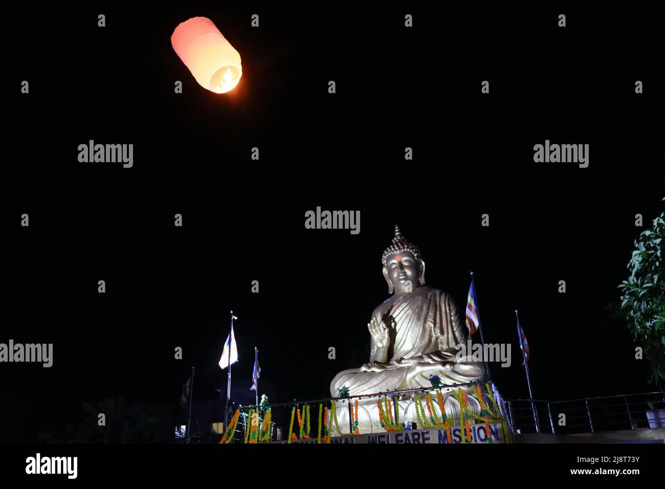 May 16, 2022, Kolkata, West Bengal, India: Buddhist monks and devotees ...