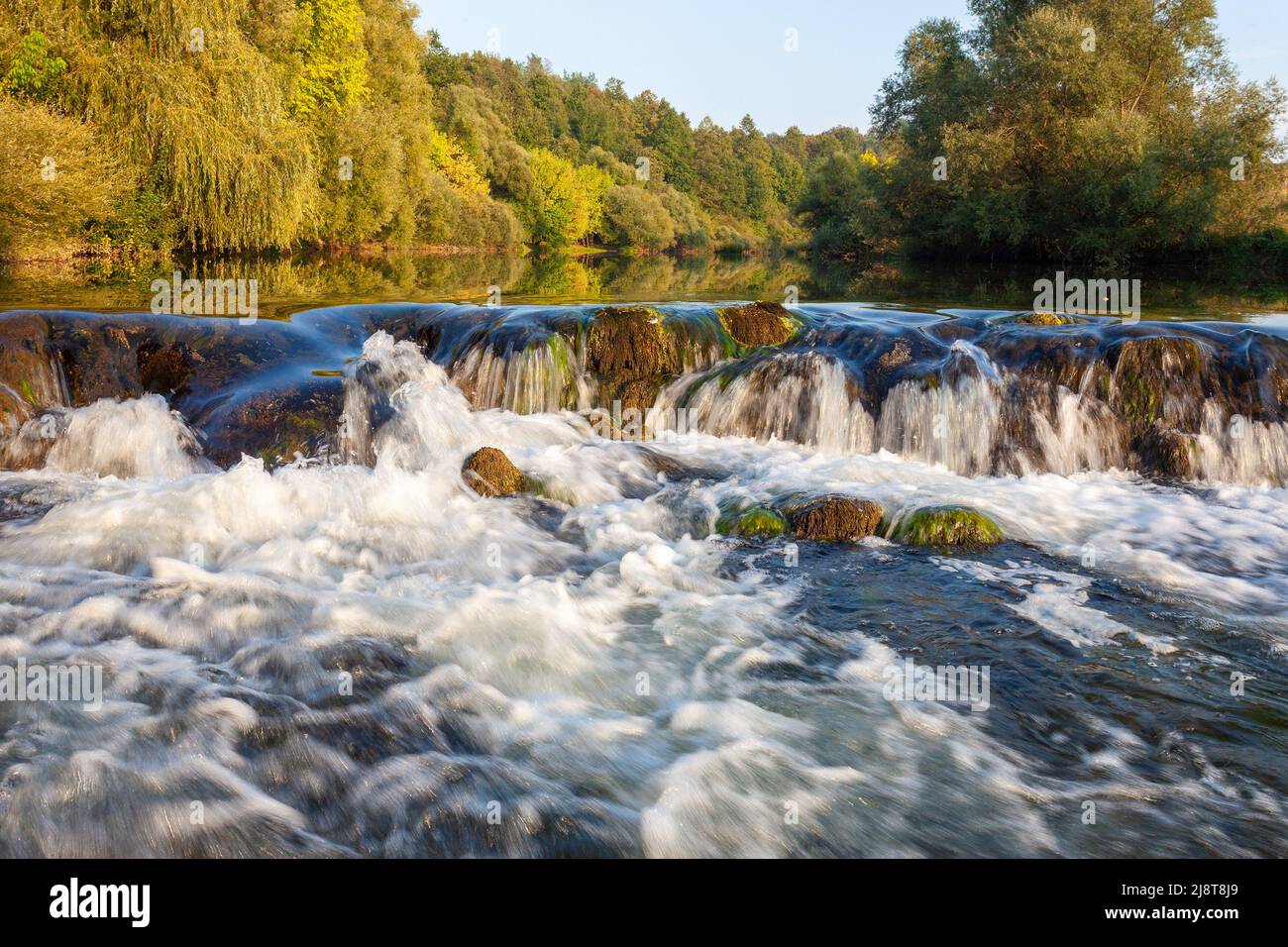 Cascades on the Dobra River in Croatia Stock Photo - Alamy