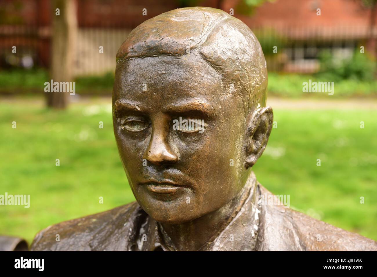 Alan turing memorial statue hi-res stock photography and images - Alamy