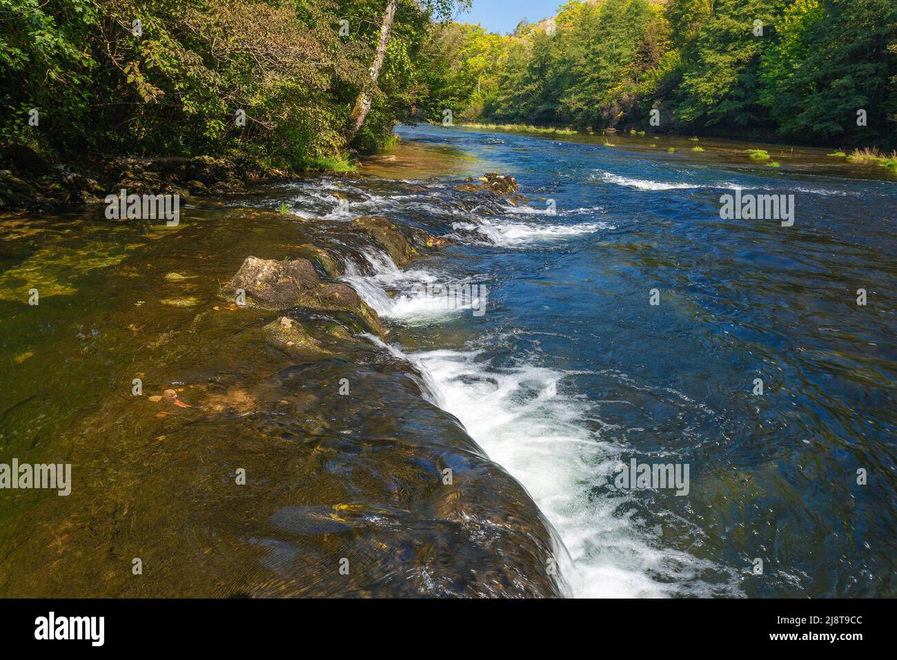 Cascades on the Dobra River in Croatia Stock Photo - Alamy