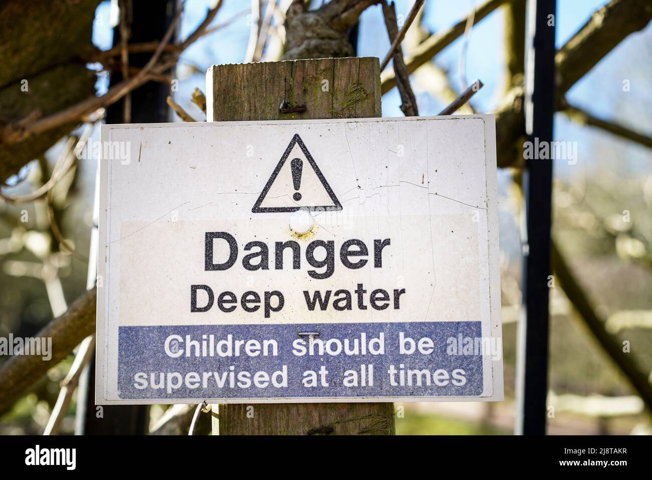 Children must be supervised at all times hi-res stock photography and ...