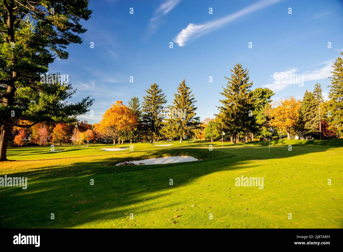 Country Club Golf Course Stock Photo - Alamy