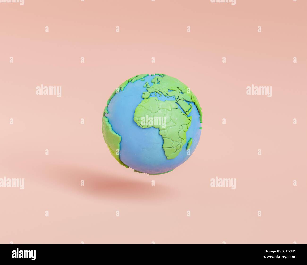 Clay Project Of Planet Mars 3d