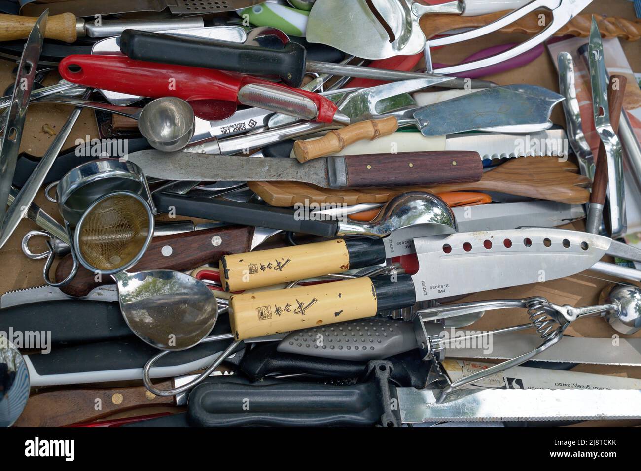 Tools (No. 1) - diverse kitchen utensils Stock Photo - Alamy