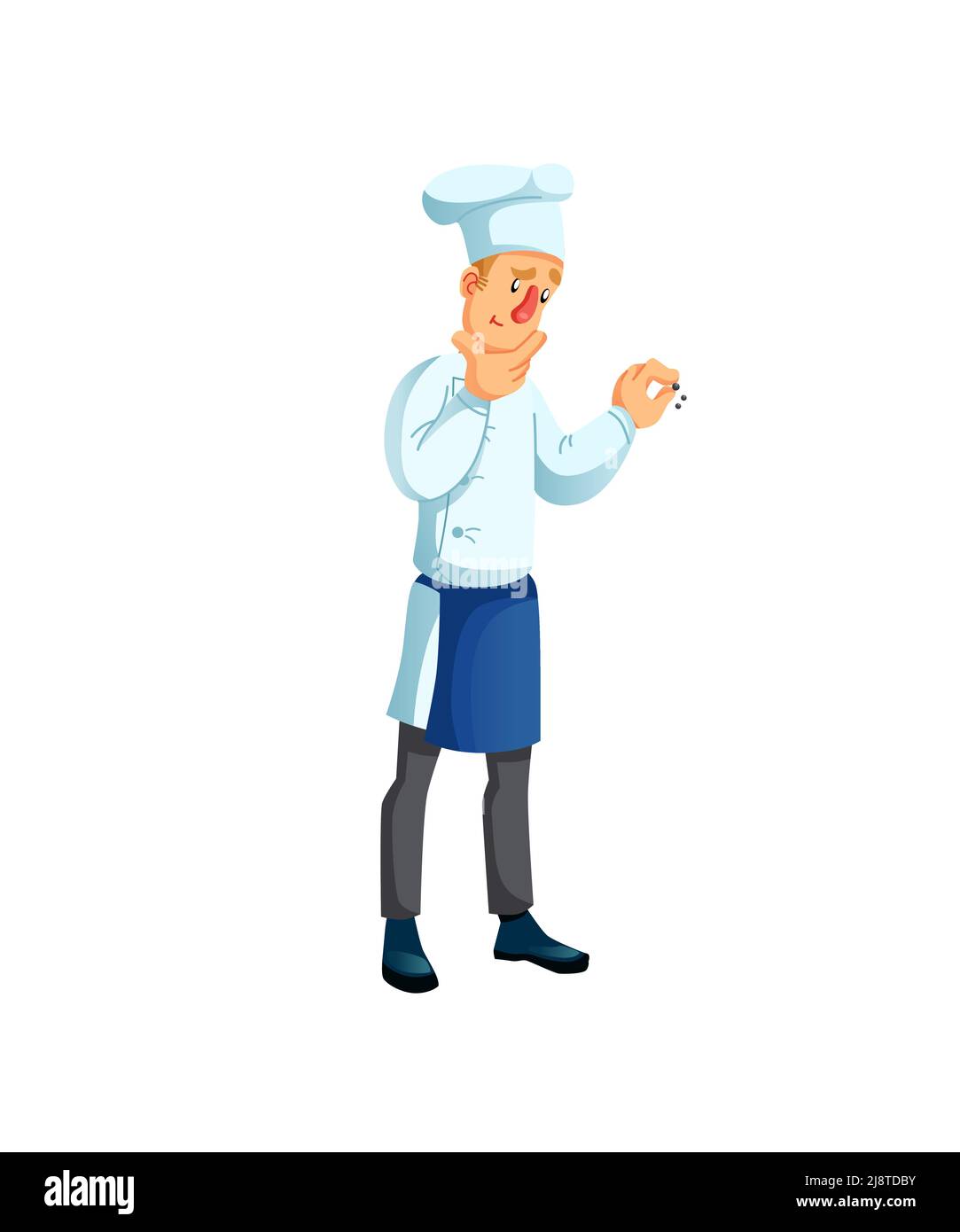 Restaurant cafe staff cartoon Stock Vector Images - Alamy