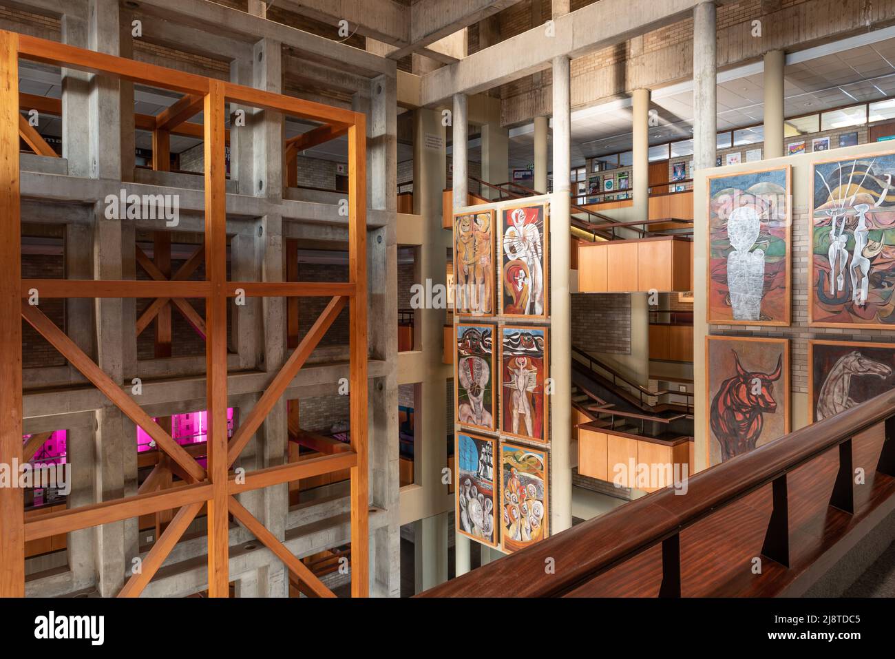 Cecil Skotnes panels in the Fountain Foyer area of the 1820 Settlers ...