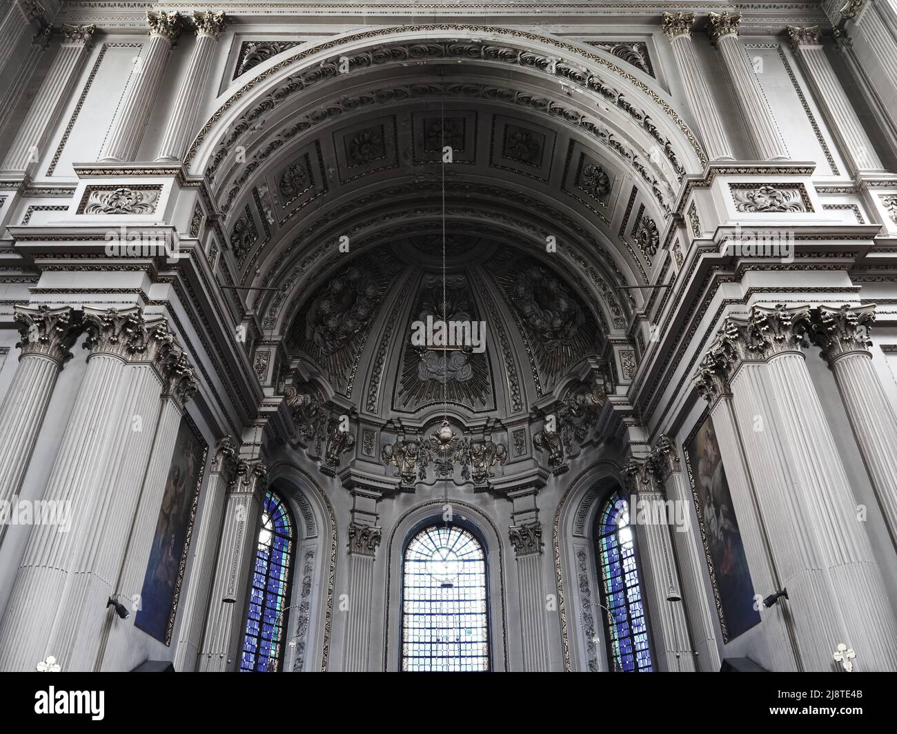 St Mary le Strand Stock Photo - Alamy