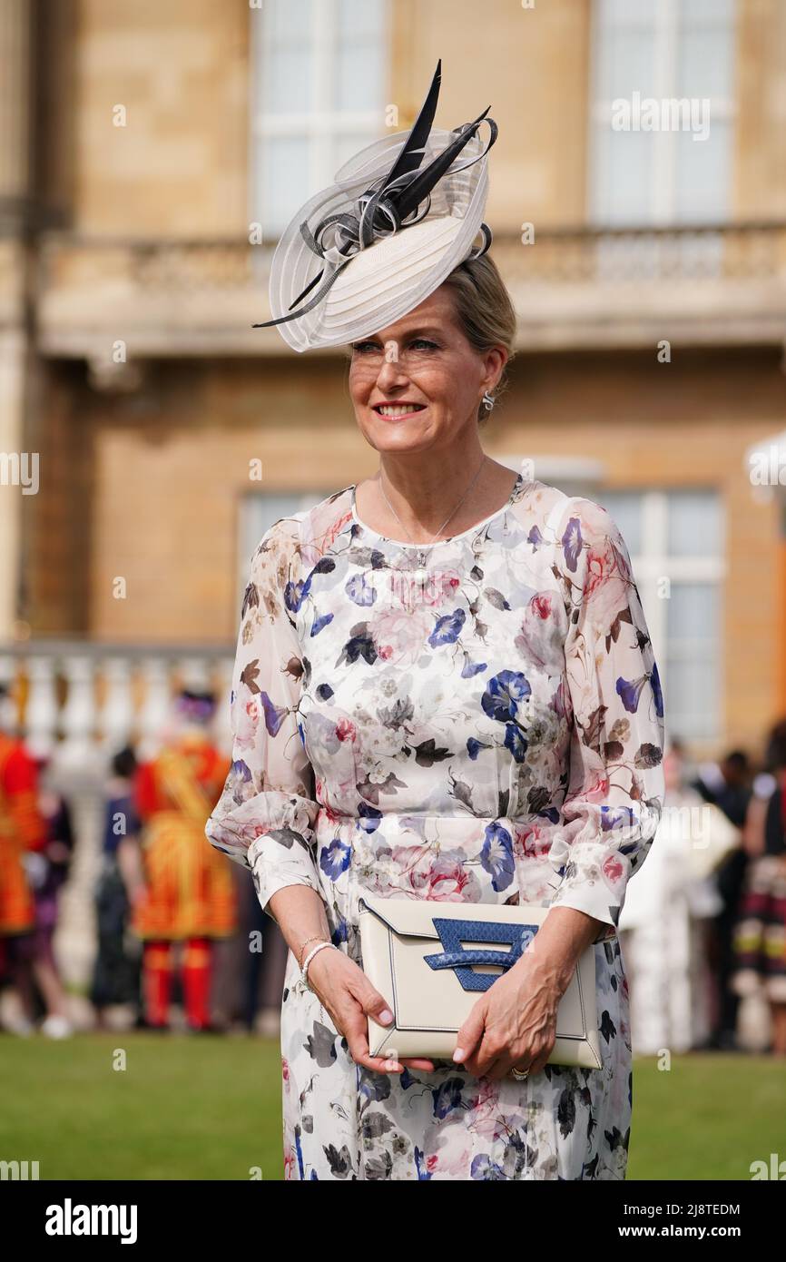 The Countess of Wessex attending a Royal Garden Party at Buckingham ...