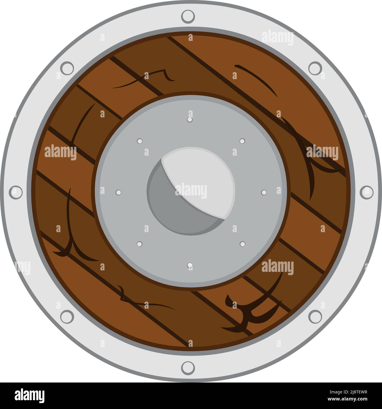 Vector illustration of a viking culture shield Stock Vector Image & Art ...