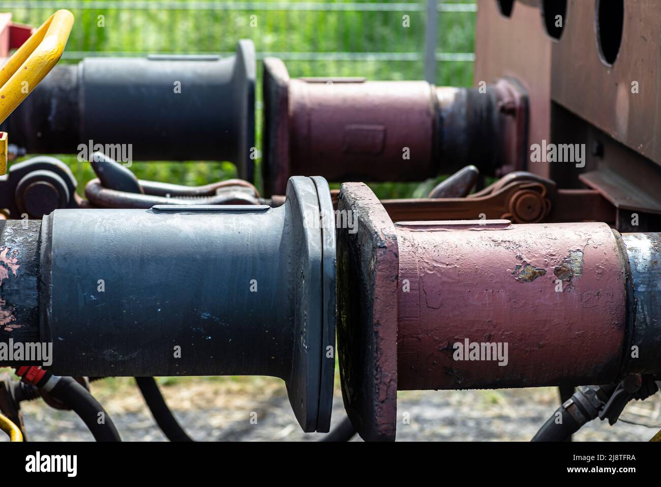 Buffer and chain coupler hi-res stock photography and images - Alamy