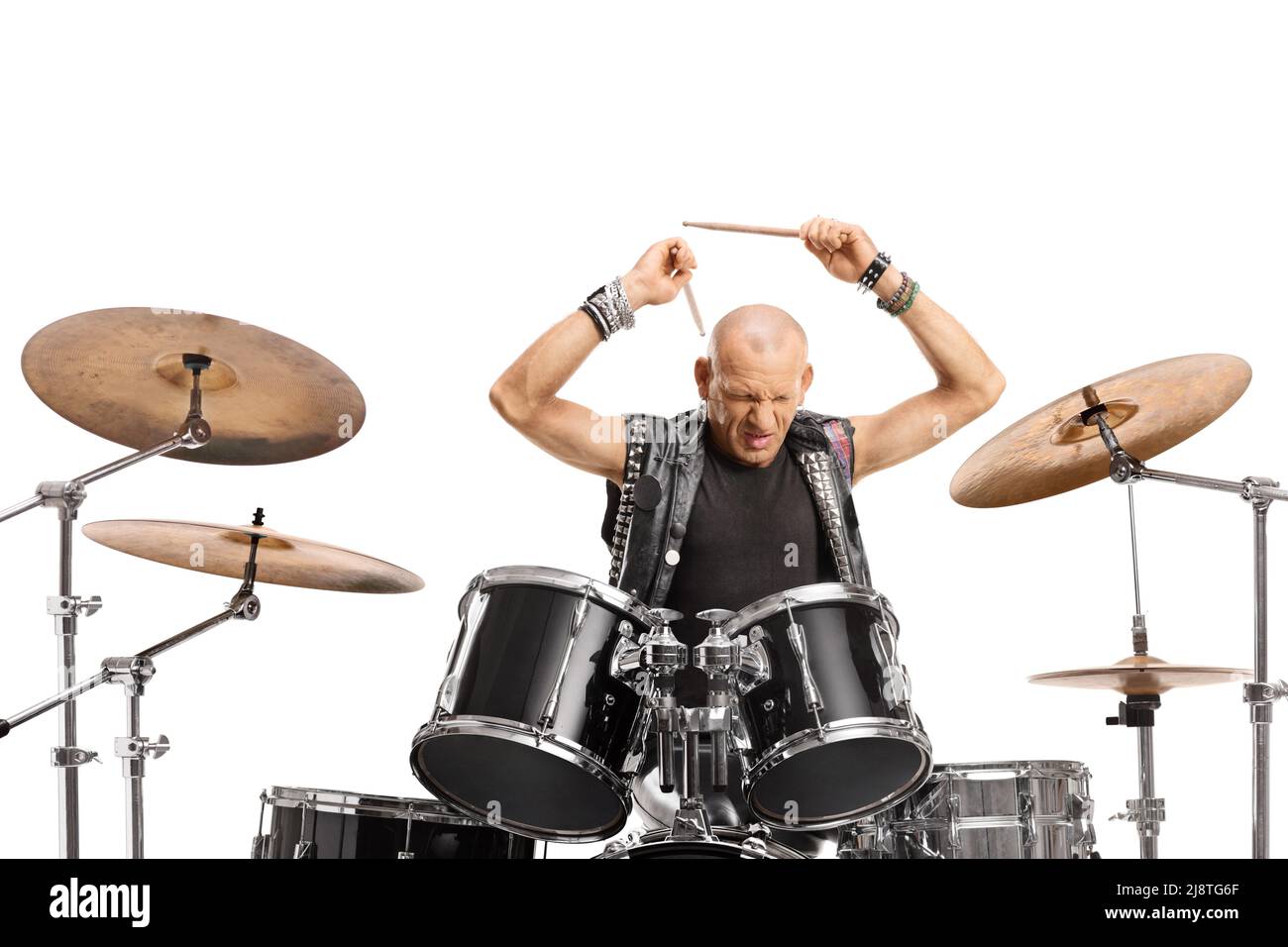 Drummer performing drum roll hi-res stock photography and images - Alamy