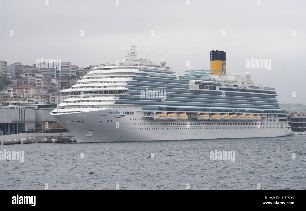 ISTANBUL, TURKEY - APRIL 30, 2022: Costa Venezia Cruise Ship in ...