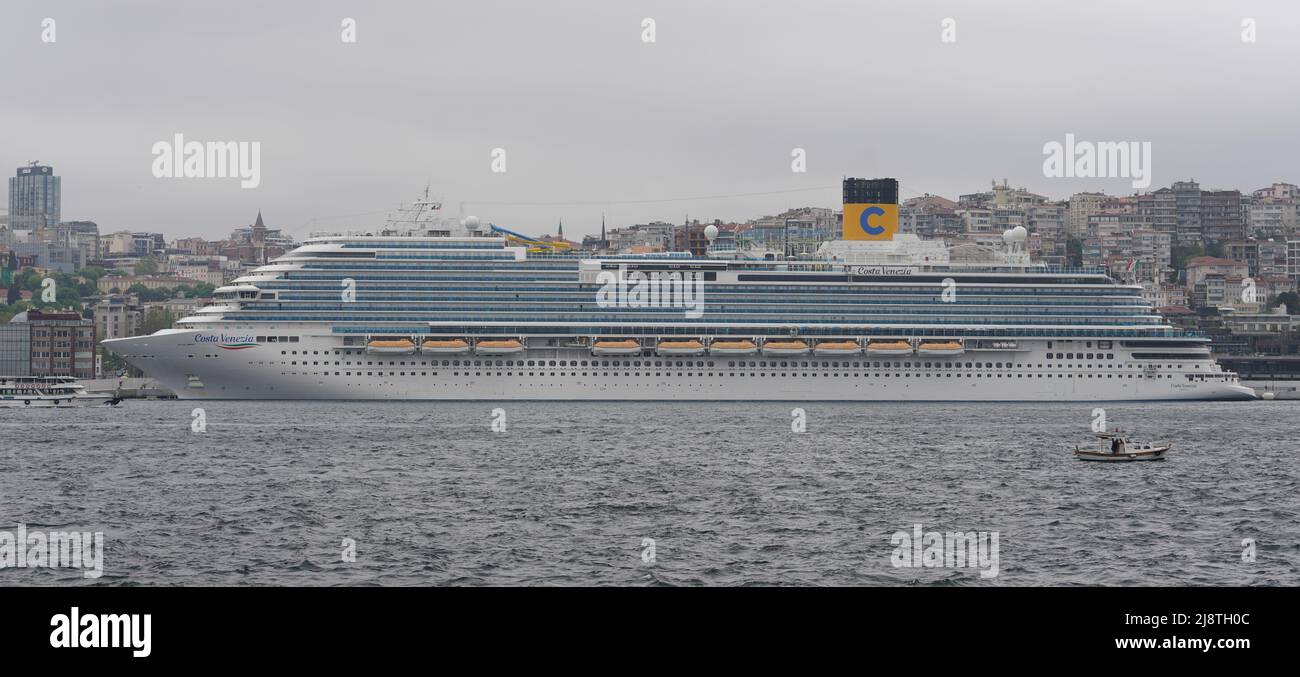 ISTANBUL, TURKEY - APRIL 30, 2022: Costa Venezia Cruise Ship in ...