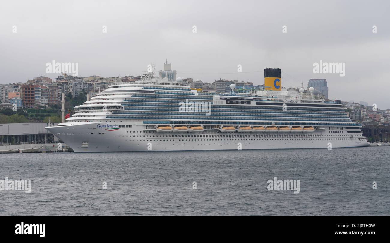 ISTANBUL, TURKEY - APRIL 30, 2022: Costa Venezia Cruise Ship in ...