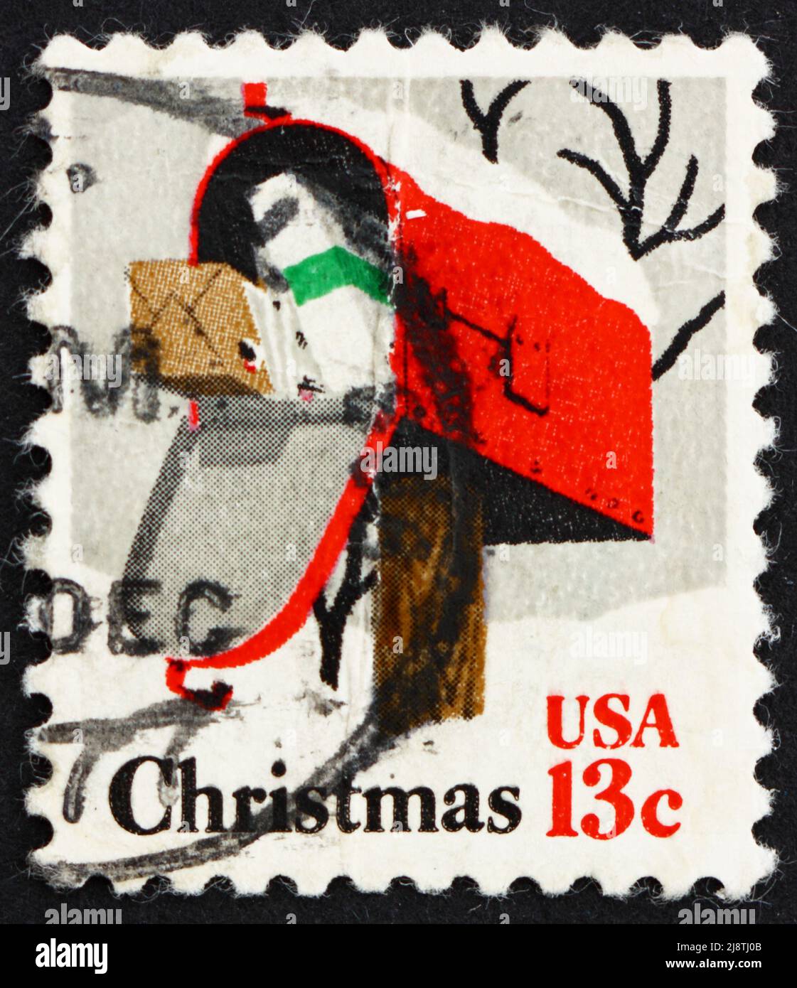 UNITED STATES OF AMERICA - CIRCA 1977: a stamp printed in the USA shows ...