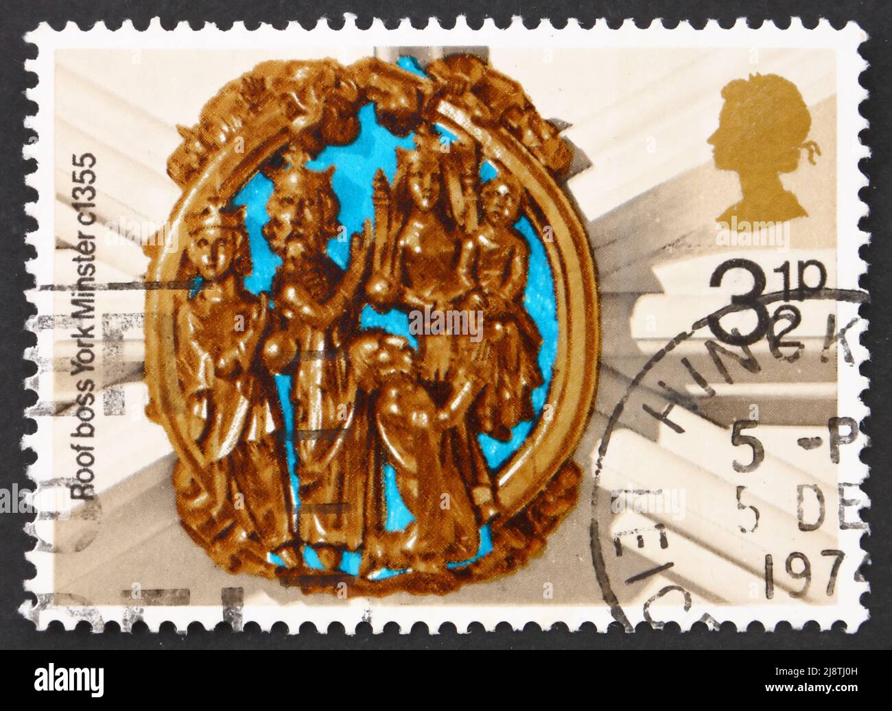 GREAT BRITAIN - CIRCA 1974: a stamp printed in the Great Britain shows ...