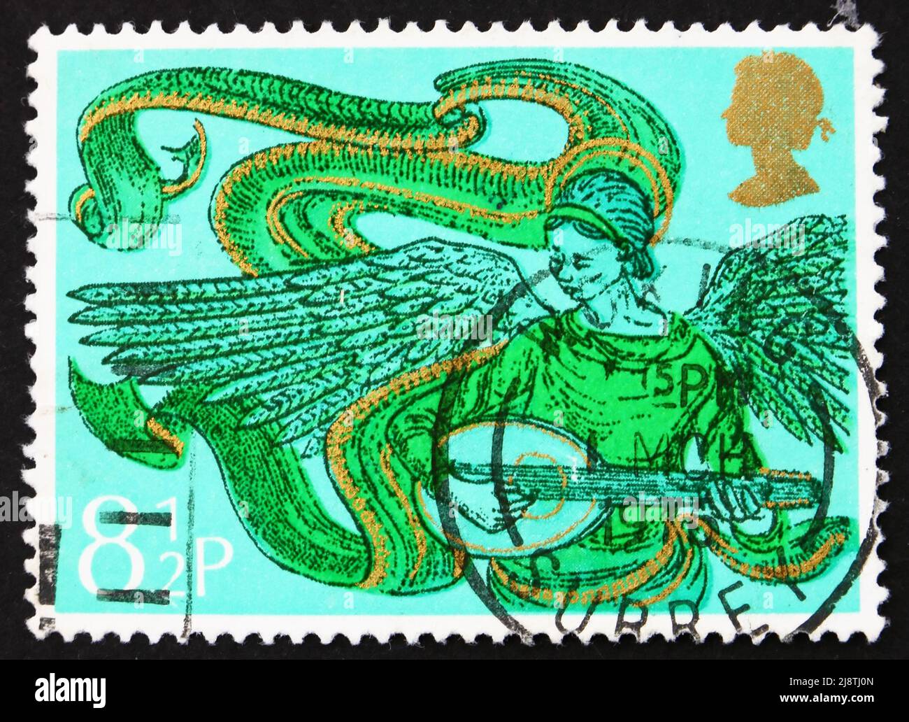 GREAT BRITAIN - CIRCA 1975: a stamp printed in the Great Britain shows ...