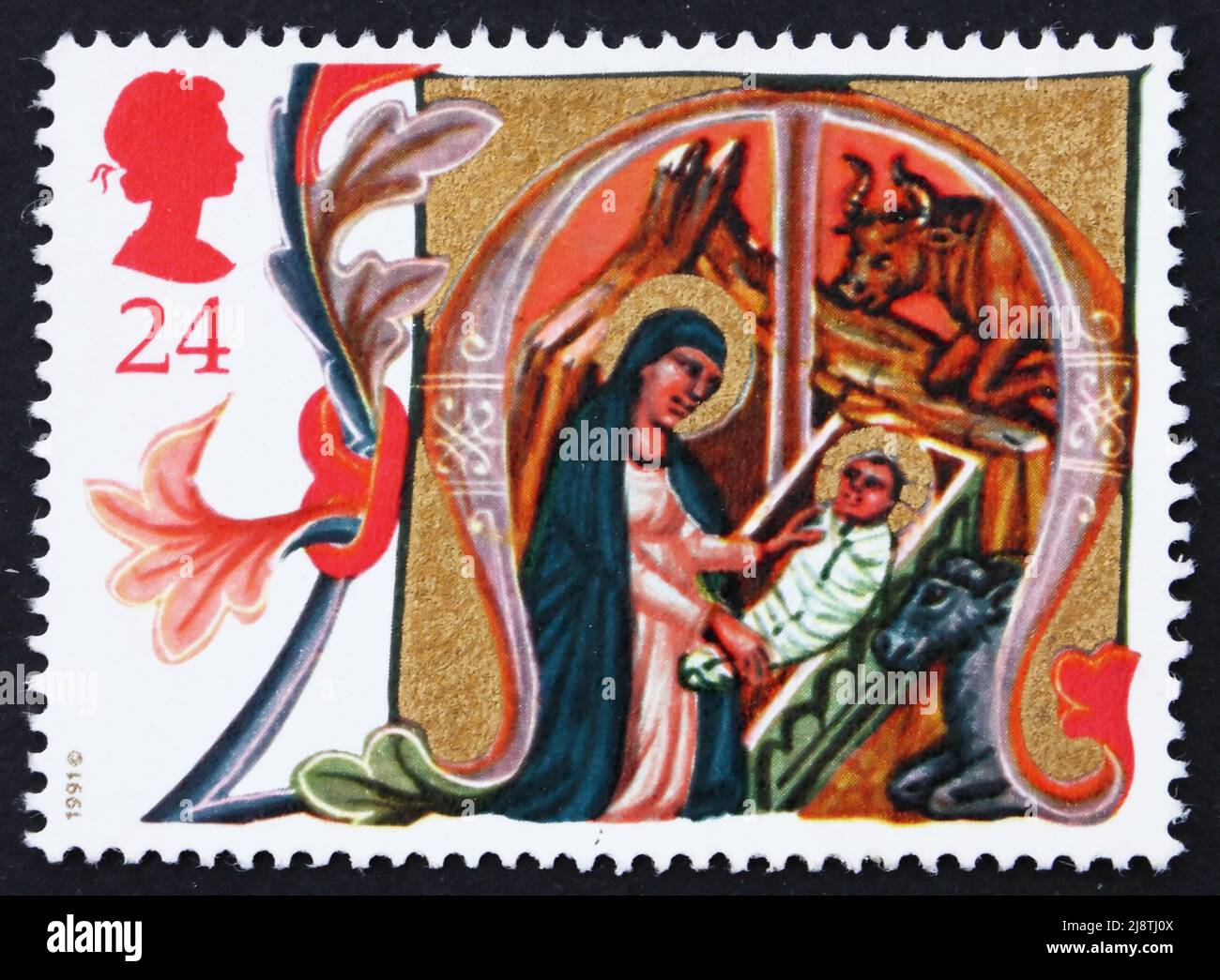 GREAT BRITAIN - CIRCA 1991: a stamp printed in the Great Britain shows ...