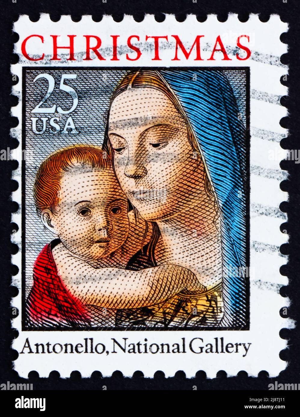 UNITED STATES OF AMERICA - CIRCA 1990: a stamp printed in the USA shows ...