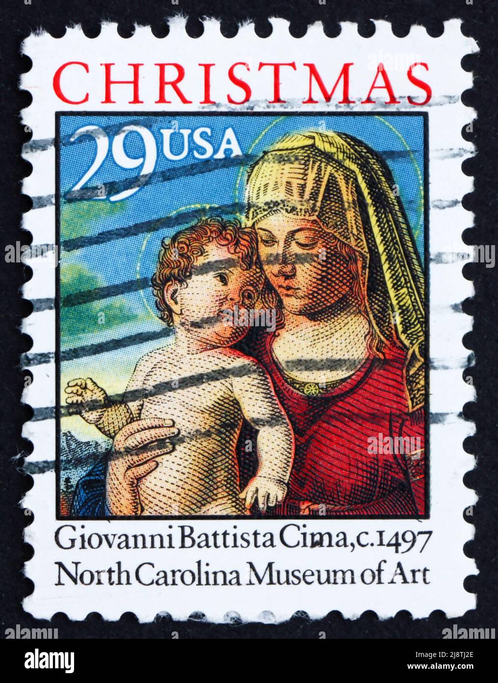 UNITED STATES OF AMERICA - CIRCA 1993: a stamp printed in the USA shows ...