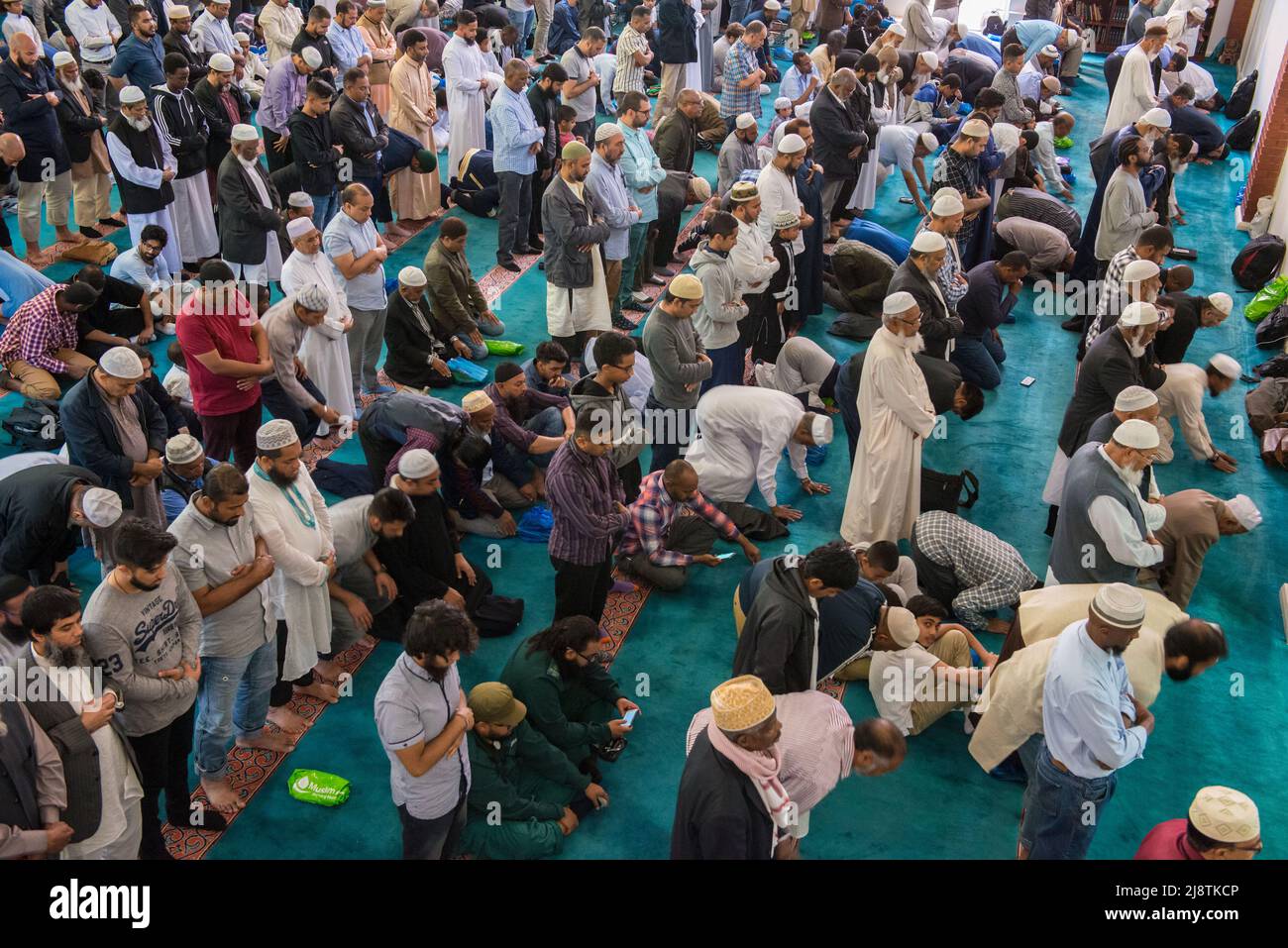 London, 18/08/2017: la preghiera nella Moschea di East London - Prayer ...