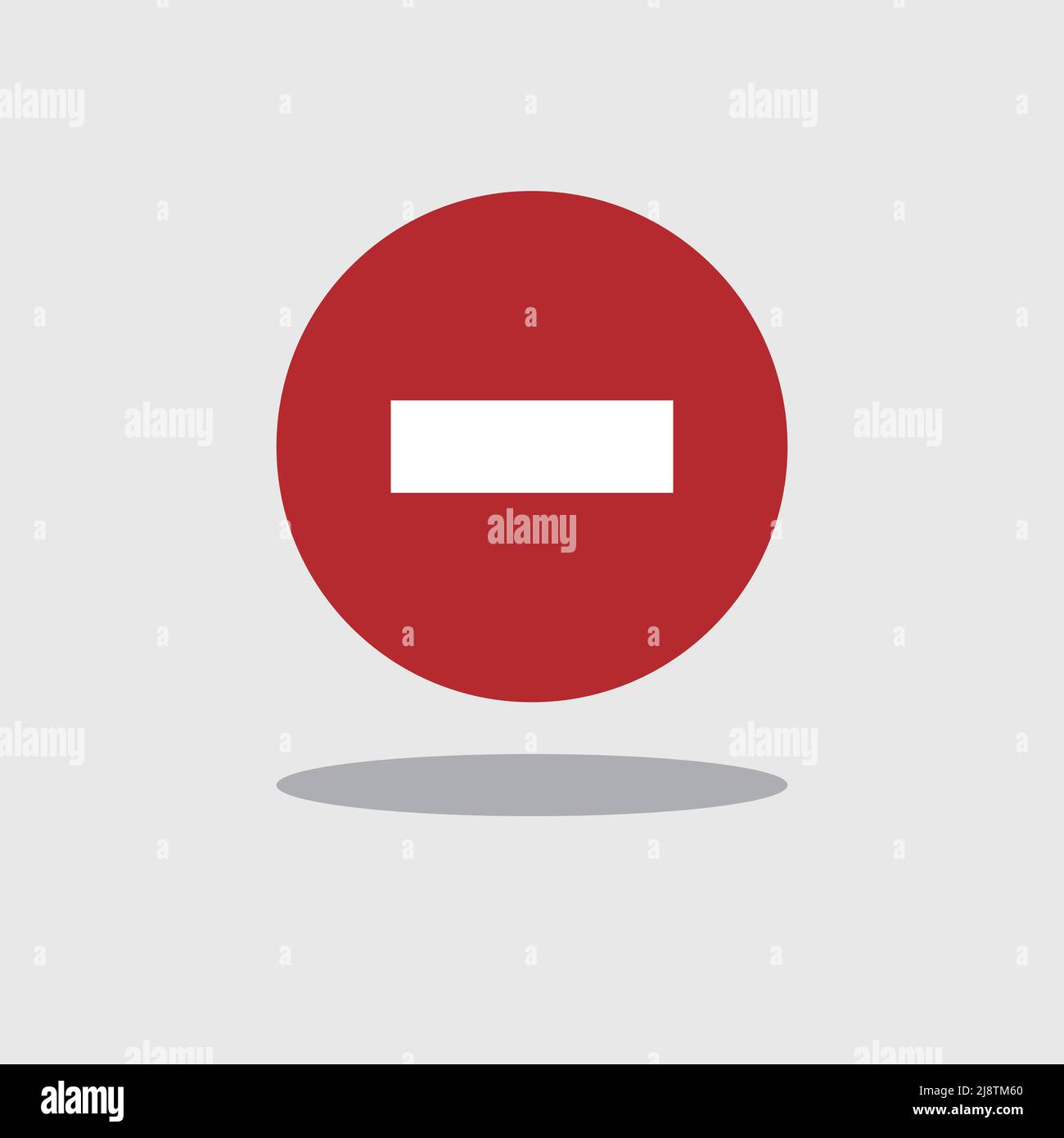 Shaded stop sign isolated on gray background. Editable vector Stock ...