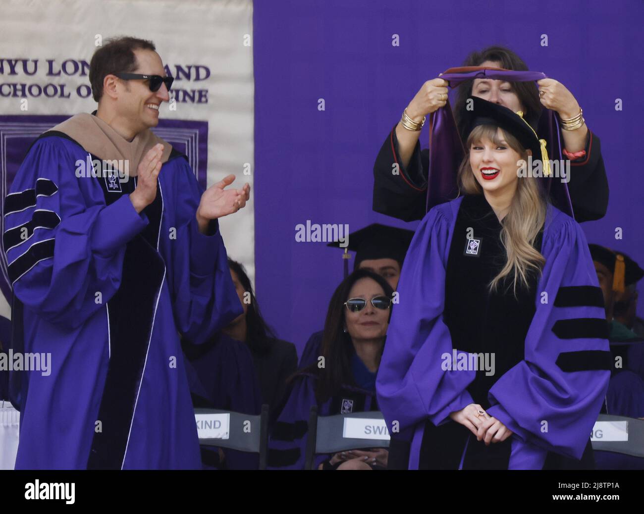New York, United States. 18th May, 2022. Taylor Swift receives an Honorary Doctor of Fine Arts ...