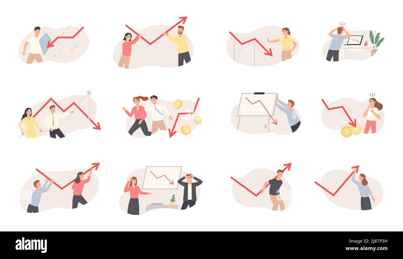 Economic crisis cartoon hi-res stock photography and images - Alamy