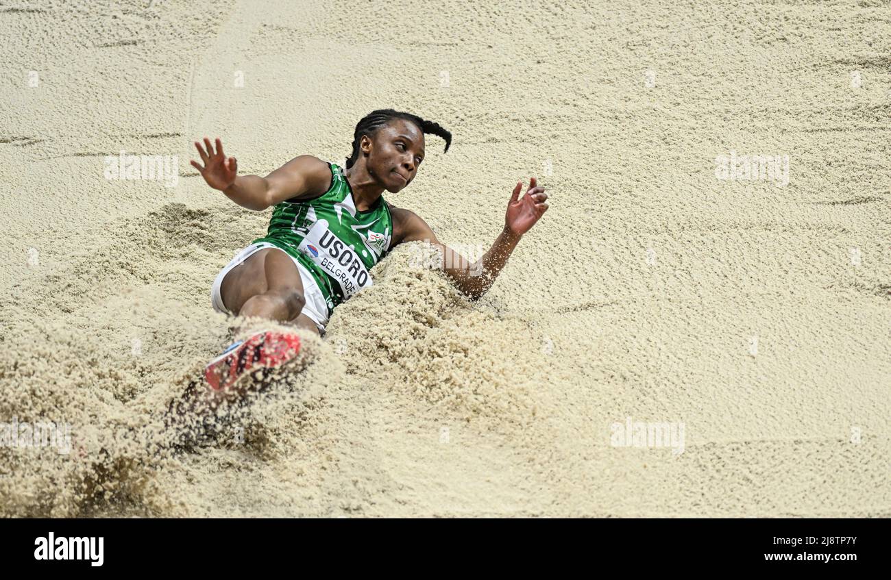 Ruth Usoro participating in the Belgrade 2022 World Indoor ...