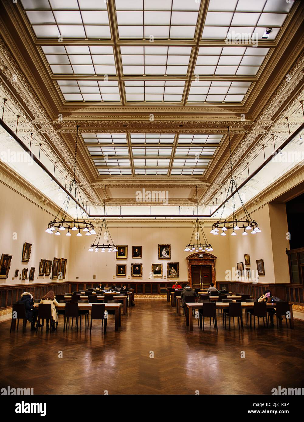 Interior of the New York Public Library Stock Photo - Alamy