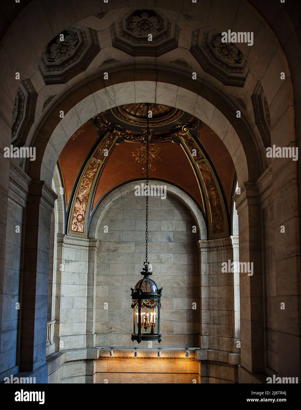 Interior of the New York Public Library Stock Photo - Alamy