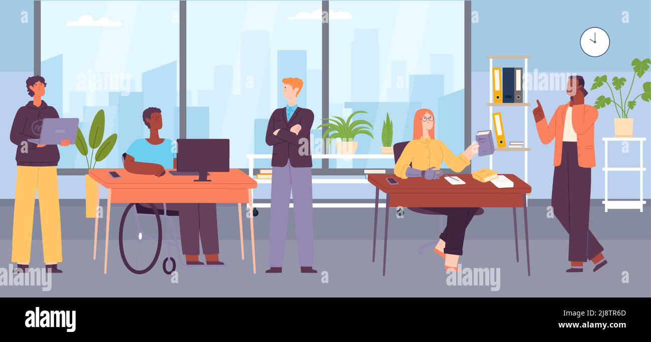 Inclusive workplace Stock Vector Images - Alamy