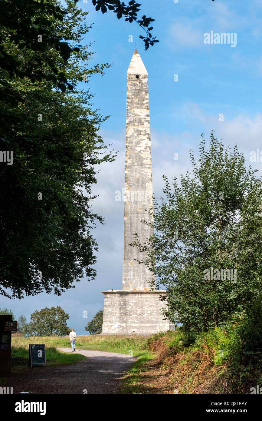 Wellington Monument, Somerset UK Stock Photo - Alamy