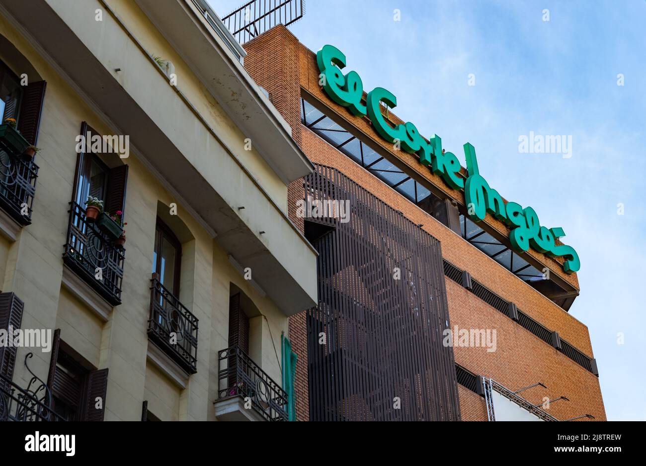A picture of the El Corte Inglés building Stock Photo - Alamy