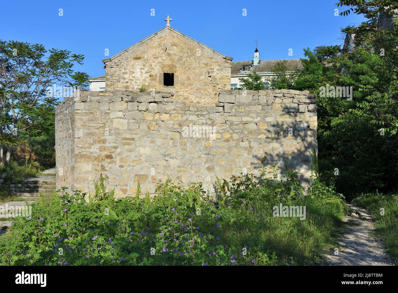 The temple of Genoese fortress in Feodosia. Attraction Of The Crimea ...