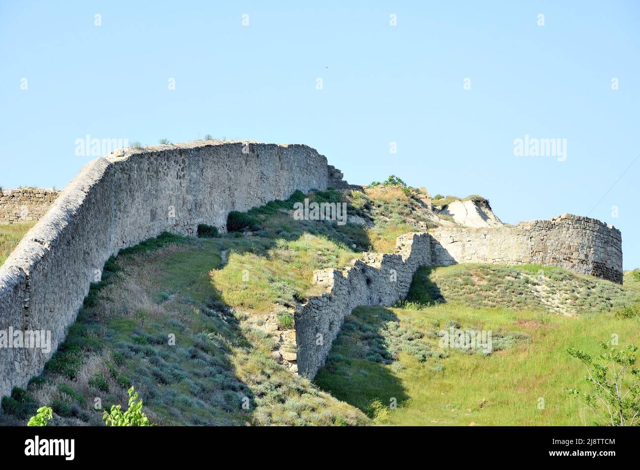 Old fortress Caffa in Feodosia, Crimea, Russia Stock Photo - Alamy