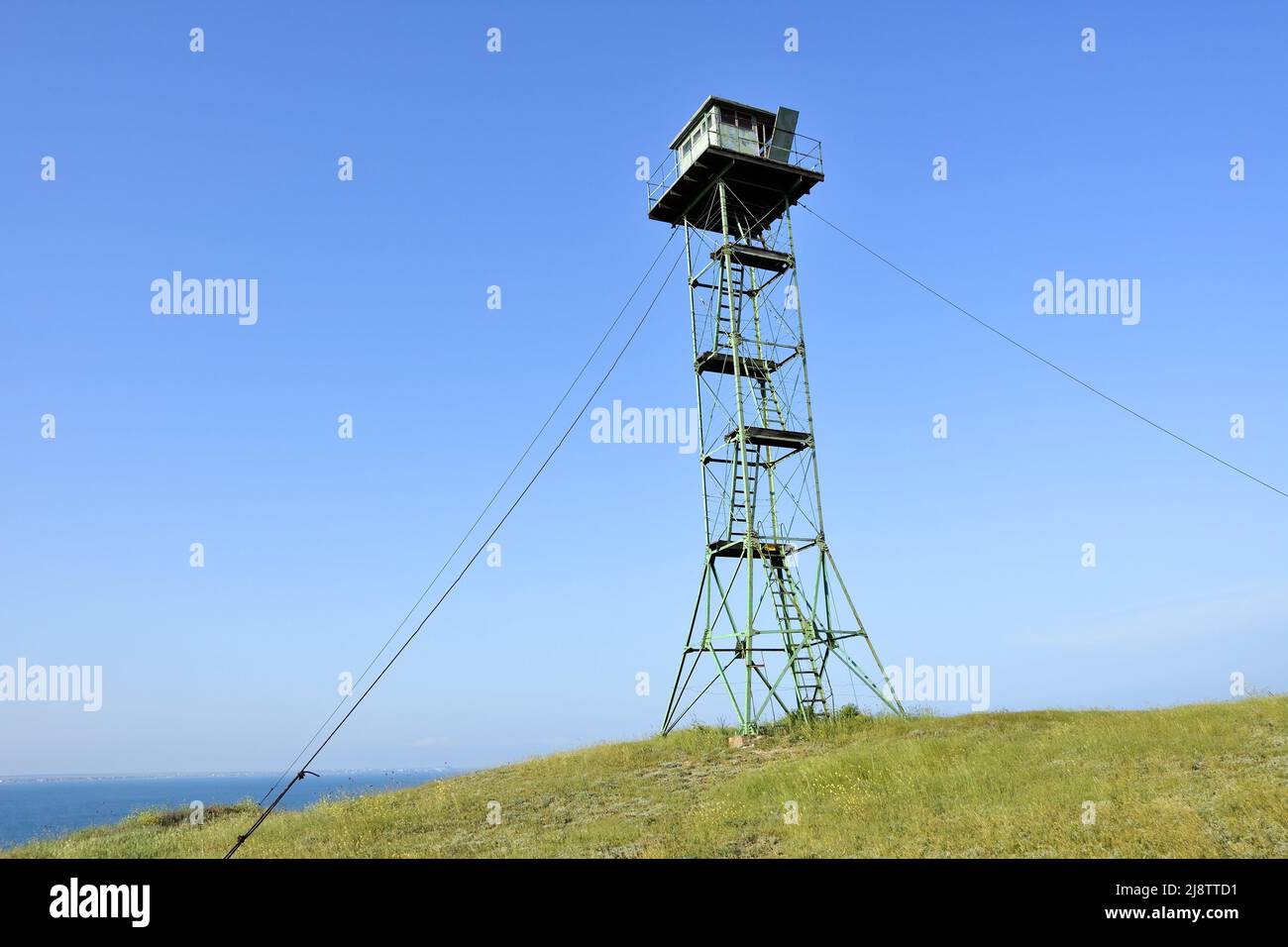 Vintage style tower at Feodosia, Russia, Crimea Stock Photo - Alamy