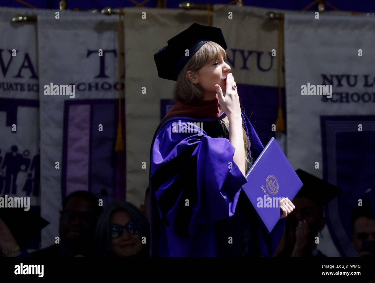New York, United States. 18th May, 2022. Taylor Swift receives an Honorary Doctor of Fine Arts ...