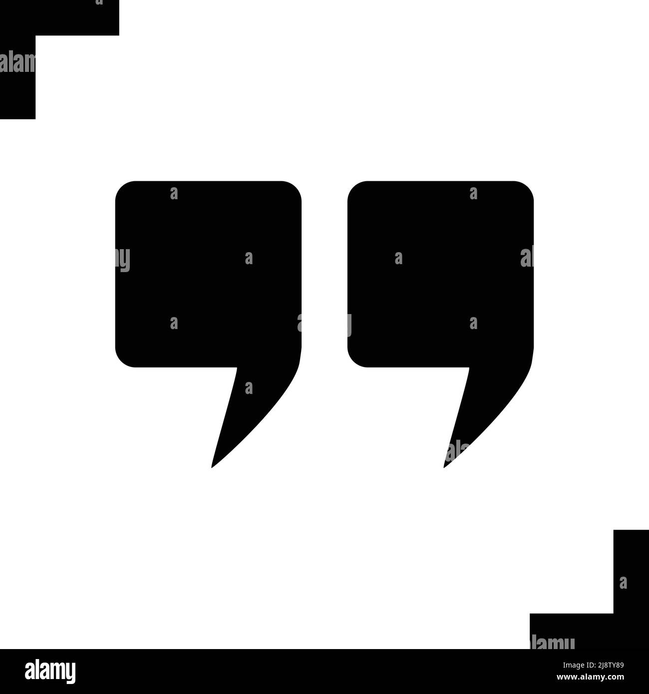 Double quotation marks hi-res stock photography and images - Alamy