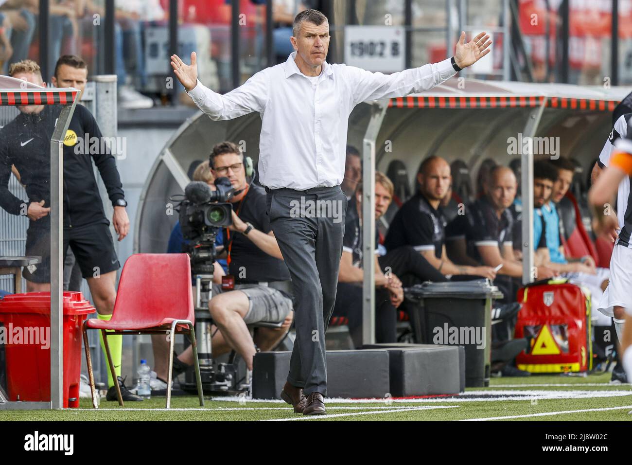 ROTTERDAM - sbv Excelsior coach Marinus Dijkhuizen during the Dutch ...