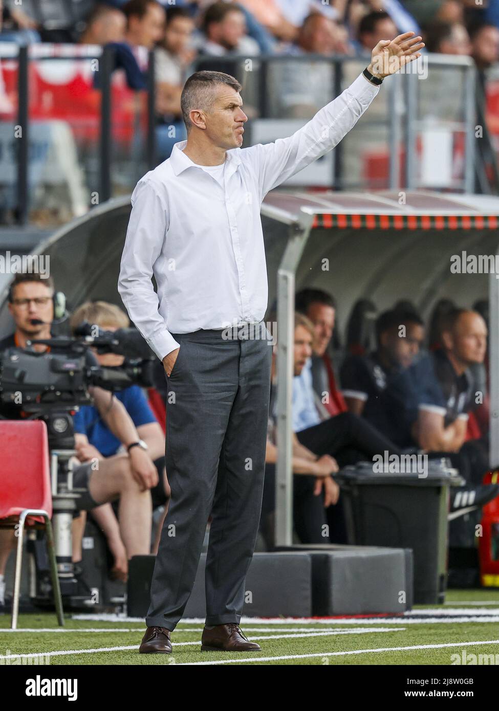 ROTTERDAM - sbv Excelsior coach Marinus Dijkhuizen during the Dutch ...