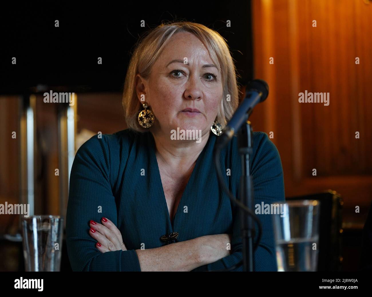 Kerry McCarthy MP during an event discussing suicide prevention, to ...