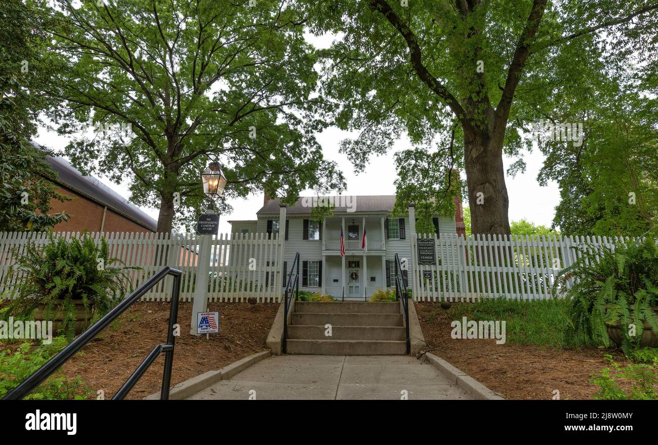 Raleigh, North Carolina, USA - May 1, 2022: built in 1792 for Treasurer ...