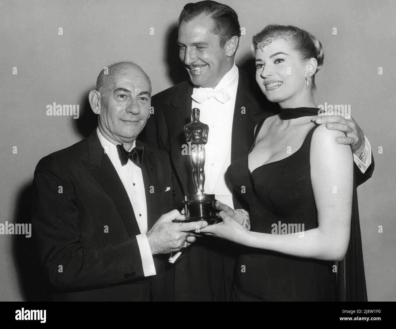 Morris Stoloff, Vincent Price, Anita Ekberg, 30th Academy Awards - 1958 ...