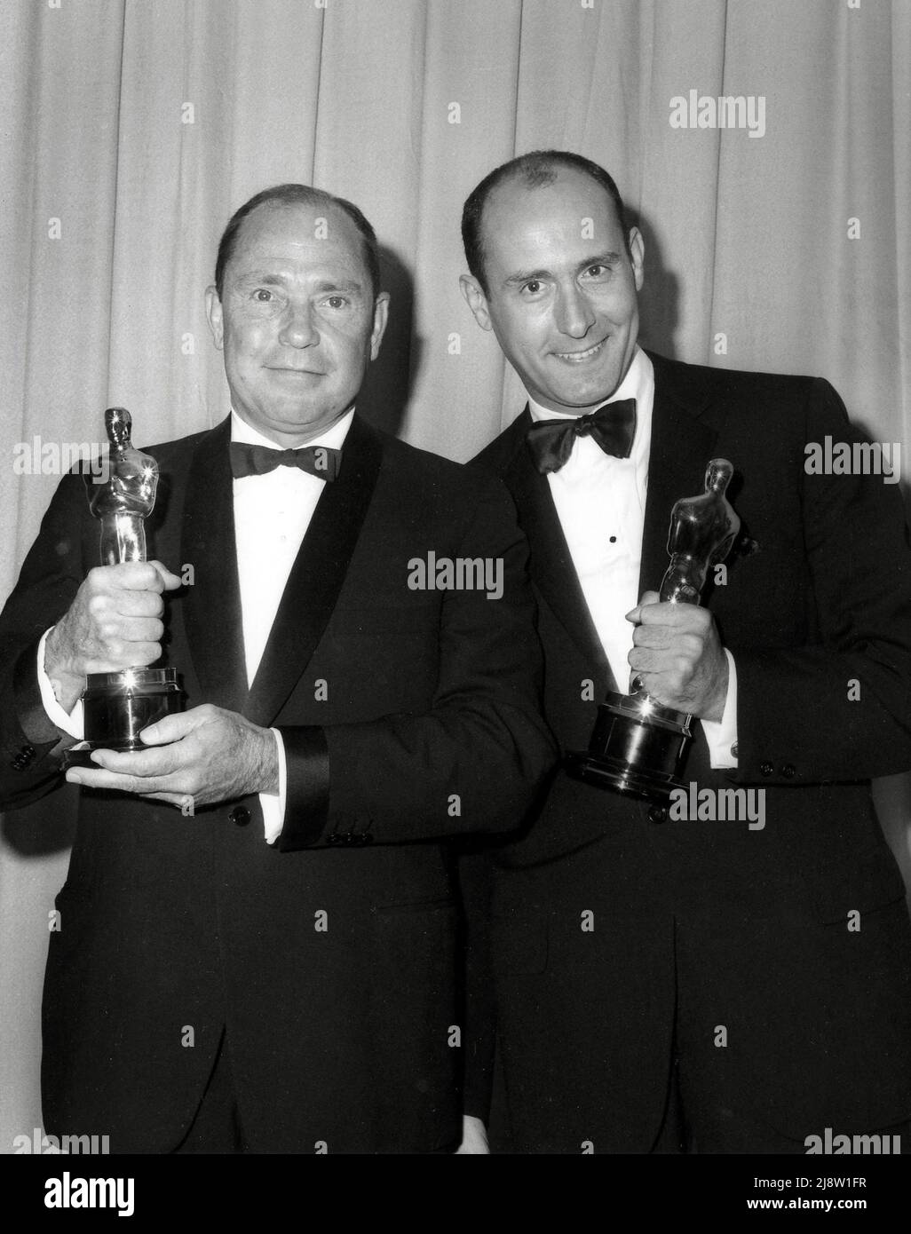 Henry Mancini, Johnny Mercer, 34th Academy Awards - 1962. File ...