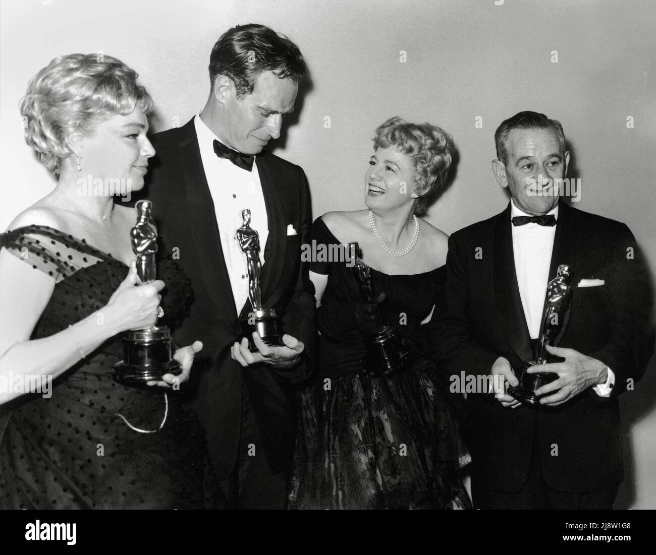 Simone Signoret, Charlton Heston, Shelley Winters, William Wyler, 32nd ...