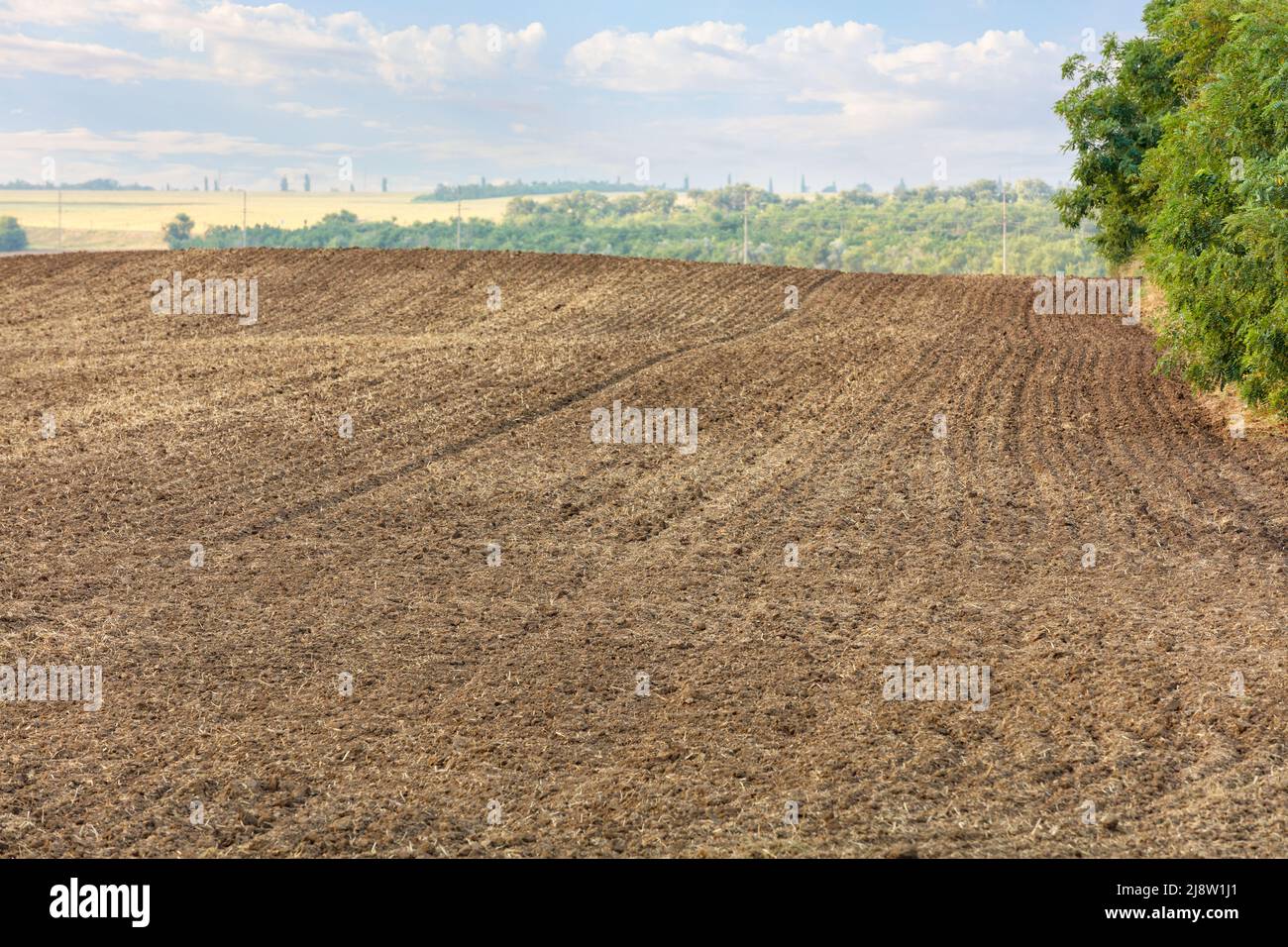 Plowed rows hi-res stock photography and images - Alamy