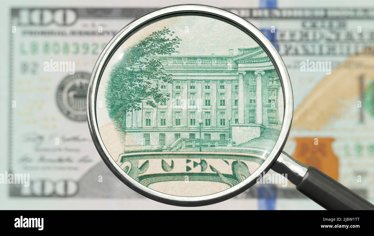 Inflation in the USA - Money is worth less and less Stock Photo - Alamy