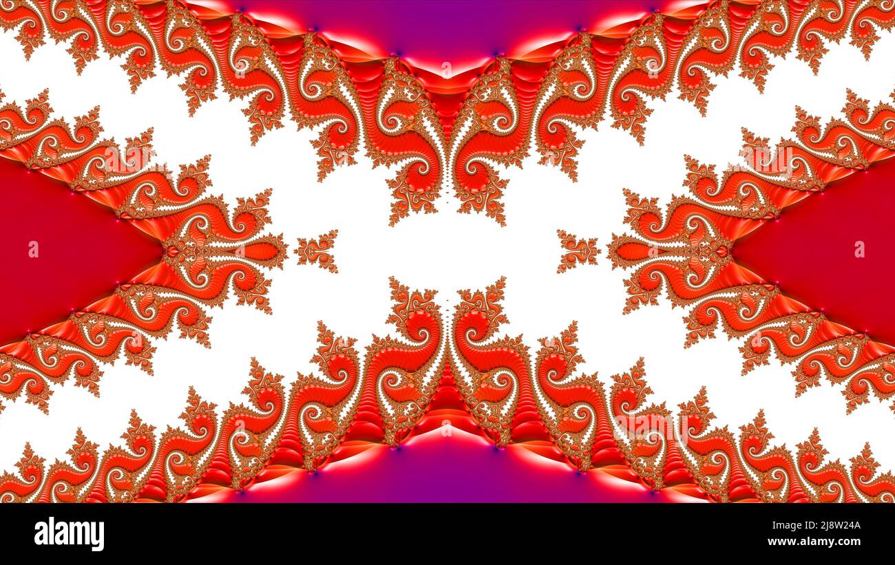 Abstract Computer generated Fractal design. A fractal is a never-ending ...